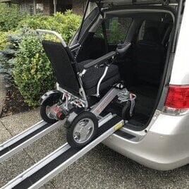 Travel Buggy Electric Wheelchair | Telescopic Ramp